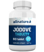 ALLNATURE Jódové tablety 60 kapslí - Lékárna.cz