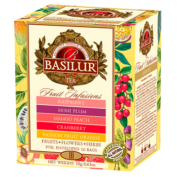 BASILUR Fruit infusions assorted III. variace ovocných čajů 10 sáčků ...