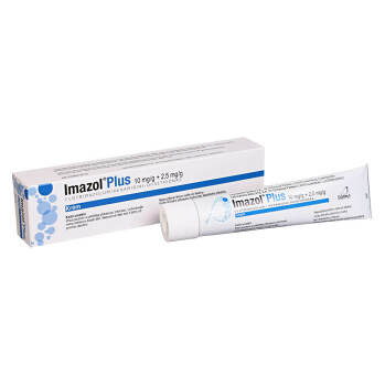 IMAZOL PLUS 10mg/g+2.5mg/g krém 30 g - Lékárna.cz