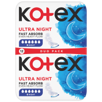 KOTEX Ultra Dámské hygienické vložky Night 12 kusů - Lékárna.cz