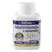 MEDPHARMA Multivitamin s minerály 50+ 107 tablet - Lékárna.cz