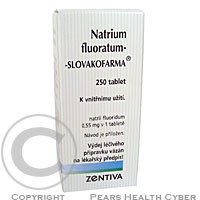 NATRIUM FLUORATUM SLOVAKOFARMA 250X0.55MG Tablety - Lékárna.cz