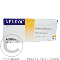 Příbalový leták - NEUROL 0,25 30X0.25MG Tablety - Lékárna.cz