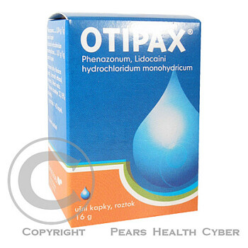 OTIPAX 1X16GM Ušní kapky, roztok - Lékárna.cz
