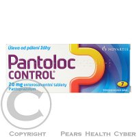 Příbalový leták - PANTOLOC CONTROL 20 MG 7X20MG Tablety - Lékárna.cz