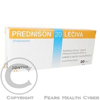 Příbalový leták - PREDNISON 20 LÉČIVA 20X20MG Tablety - Lékárna.cz