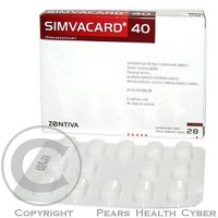 Příbalový leták - SIMVACARD 40 TBL OBD 28X40MG - Lékárna.cz