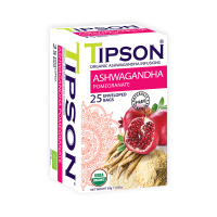 TIPSON Ashwagandha pomegranate bylinný čaj BIO 25 sáčků - Lékárna.cz