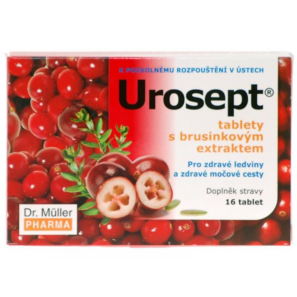Urosept tablety tbl.16 Dr.Müller | SrovnejLeky.cz