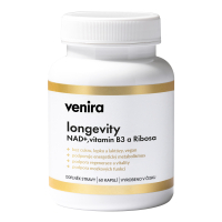 VENIRA Longevity NAD+ vitamin B3 a ribosa 60 kapslí - Lékárna.cz
