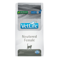 VET LIFE Natural Neutered Female granule pro kastrované kočky, Hmotnost ...