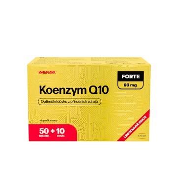 WALMARK Koenzym Q10 forte 60 mg 50 + 10 tobolek NAVÍC - Lékárna.cz